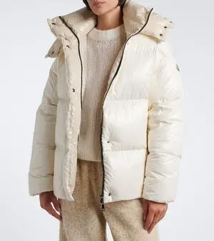 Moncler Parana Hooded Padded-down Jacket - White