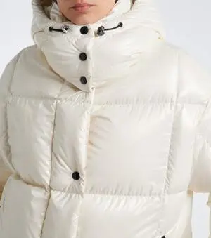 Moncler Parana Hooded Padded-down Jacket - White