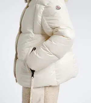 Moncler Parana Hooded Padded-down Jacket - White
