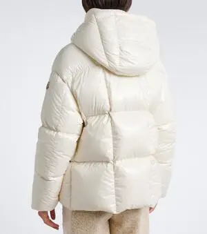 Moncler Parana Hooded Padded-down Jacket - White