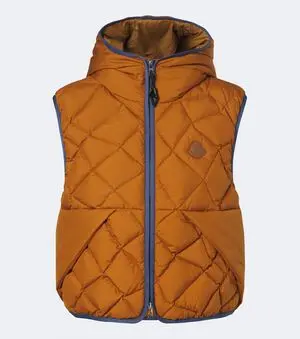 Moncler Armella Down Vest - Brown