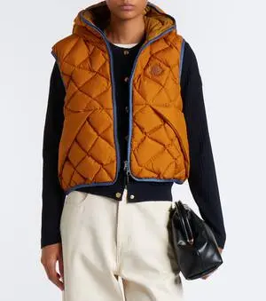 Moncler Armella Down Vest - Brown