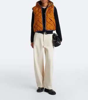 Moncler Armella Down Vest - Brown