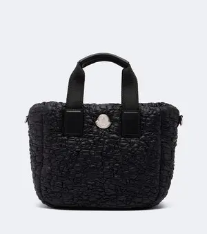 Moncler Caradoc Mini Quilted Top-handle Bag - Black