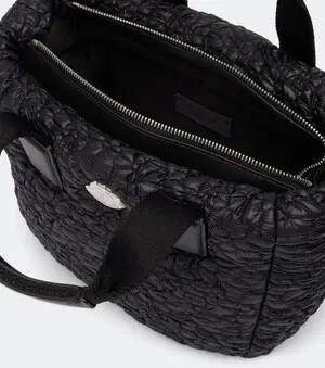 Moncler Caradoc Mini Quilted Top-handle Bag - Black