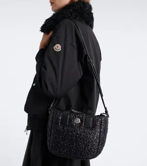 Moncler Caradoc Mini Quilted Top-handle Bag - Black