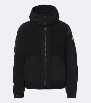 Moncler Pelat Hooded Down Jacket - Black