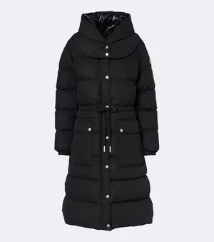 Moncler Pic Hooded Down Coat - Black