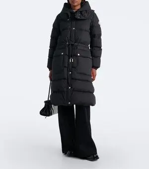 Moncler Pic Hooded Down Coat - Black