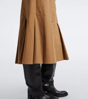 Moncler Pleated Midi Skirt