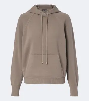 TOM FORD Wool And Cashmere Hoodie - Beige