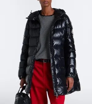Moncler Courcelles Hooded Down Coat