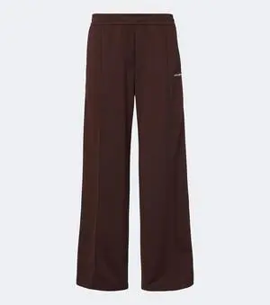 Moncler Logo Jersey Sweatpants - Brown