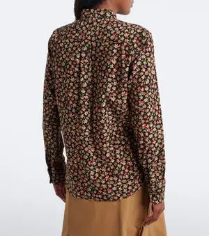 Moncler Floral Cotton Corduroy Shirt