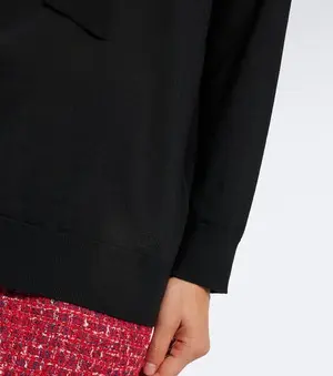 Valentino Garavani Bow-detail Wool Sweater