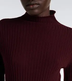 Arch4 Ribbed Cashmere Turtleneck Sweater