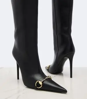 Gucci Donna Horsebit Knee-high Boots