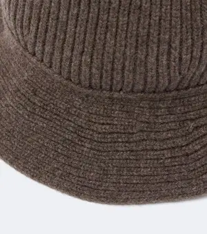 Nour Hammour Bruno Cashmere And Wool Bucket Hat