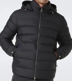 Moncler Arneb Down Jacket With Drawstring Hood