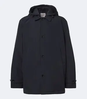 Moncler Hooded Down Jacket - Blue
