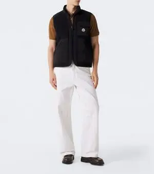 Moncler Lenevra Wool-blend Down Vest