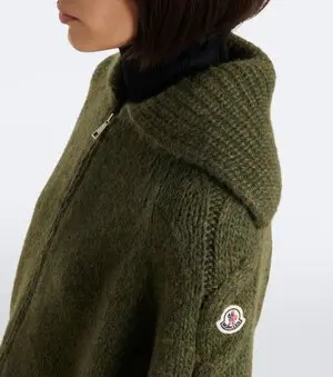 Moncler Alpaca And Wool-blend Cardigan