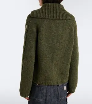 Moncler Alpaca And Wool-blend Cardigan