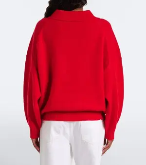 Arch4 Cashmere Polo Sweater - Red