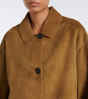 THE ROW Damir Suede Coat
