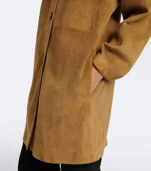 THE ROW Damir Suede Coat