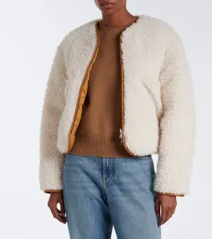 Moncler Mallero Reversible Teddy Down Jacket