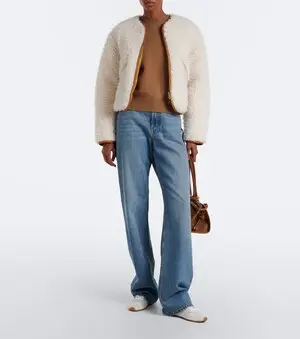Moncler Mallero Reversible Teddy Down Jacket