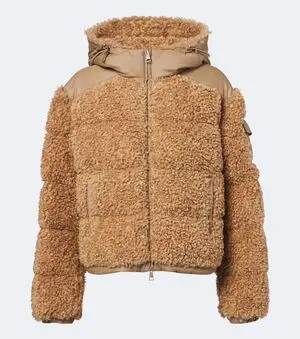 Moncler Alpestre Teddy Down Jacket - Brown