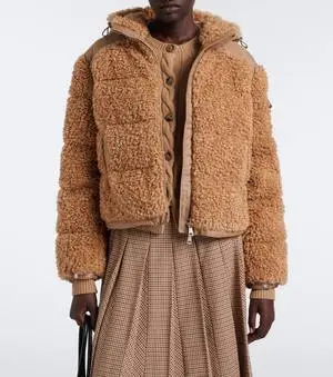 Moncler Alpestre Teddy Down Jacket - Brown