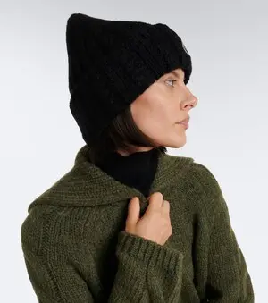 Moncler Alpaca And Wool-blend Beanie