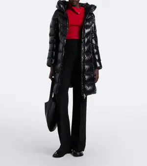 Moncler Marusse Hooded Quilted Down Coat