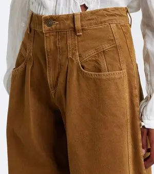 Isabel Marant Étoile Lisha Pleated Barrel-leg Jeans