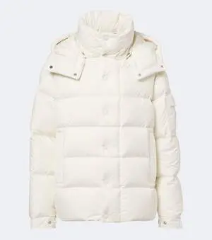 Moncler Moncler Maya 70 Hooded Down Jacket White