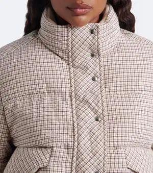 Moncler Cloante Checked Down Jacket