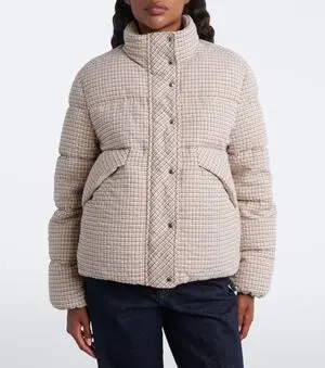 Moncler Cloante Checked Down Jacket