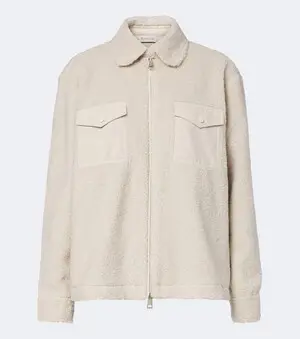 Moncler Teddy Blouson Jacket - White