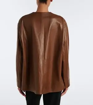 THE ROW Quintus Leather Jacket