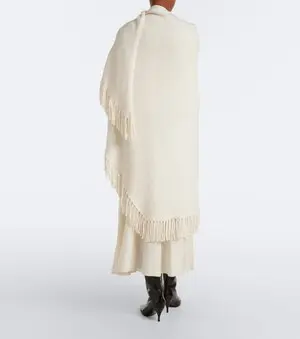 Arch4 Duchess Fringed Cashmere Poncho