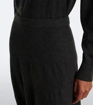 Arch4 Cashmere Midi Skirt - Black