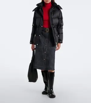 Moncler Sesie Quilted Down Jacket - Black