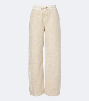 Moncler Teddy Sweatpants - White