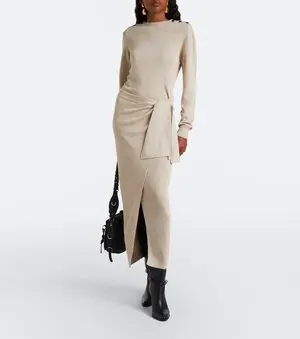 Isabel Marant Étoile Jozira Draped Sweater Dress