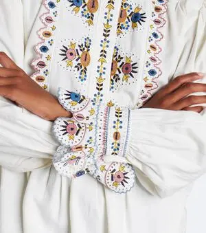 MARANT ETOILE Monique Embroidered Blouse