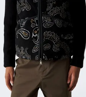 Moncler Reversible Paisley Vest