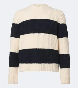 Moncler Striped Wool-blend Sweater - Multicoloured